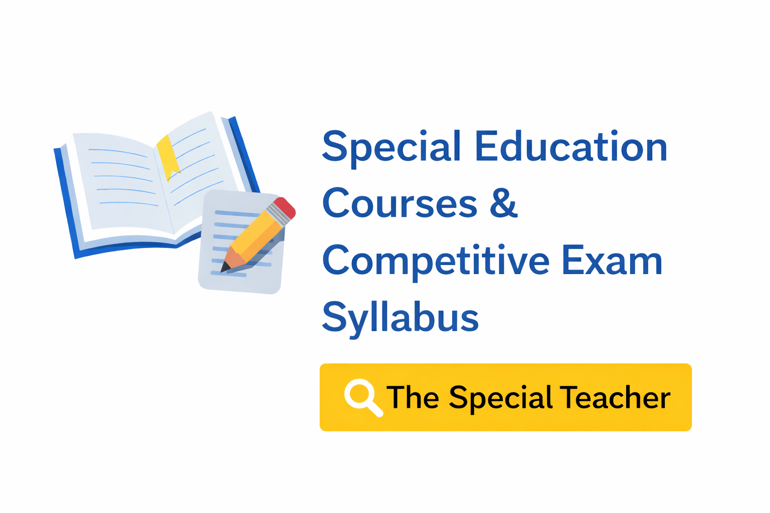 Special Education Courses & Competitive Exam Syllabus